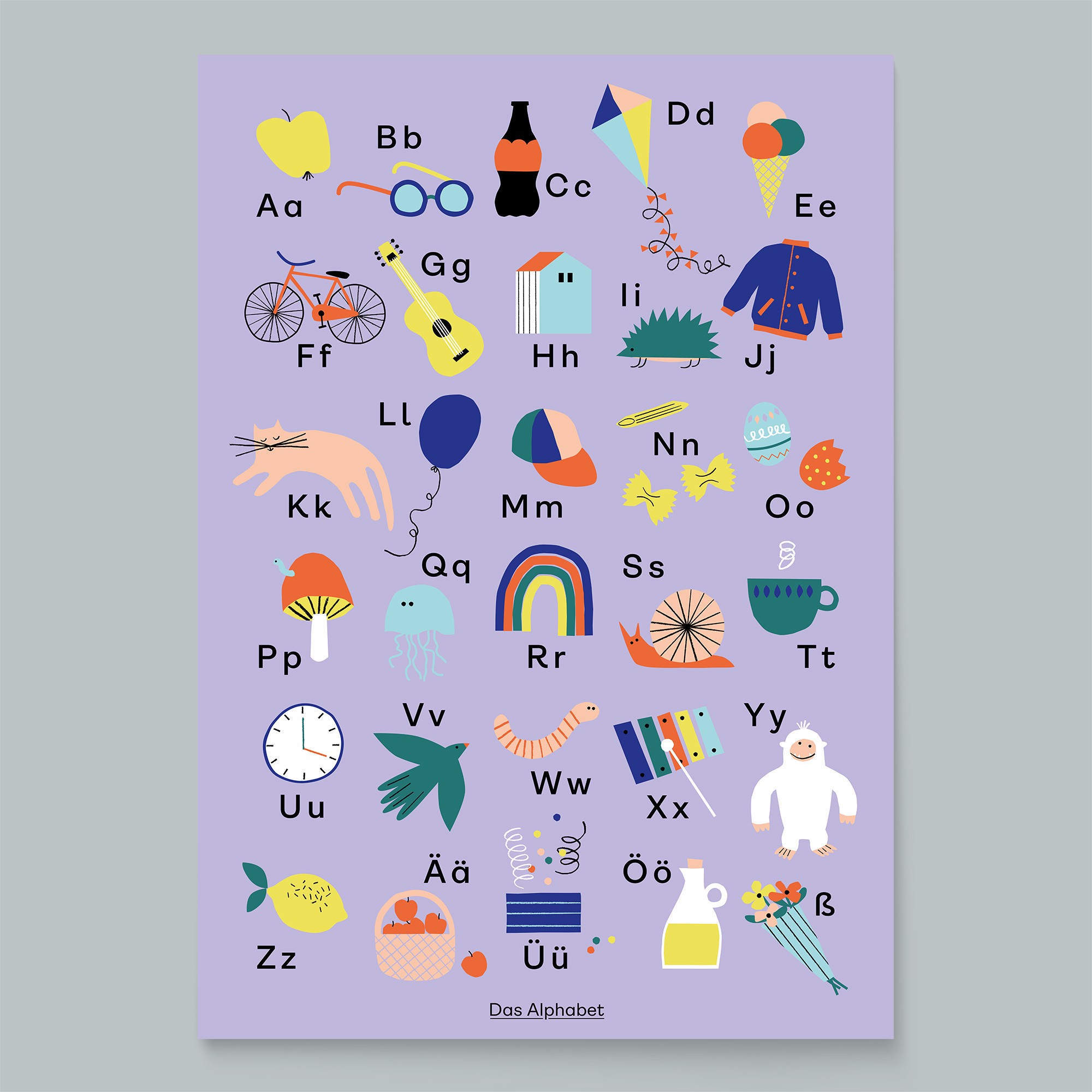 ABC Poster (DIN A3) / fidu—fine paper goods | selekkt.com