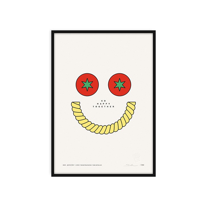 redfries pasta face a3 – Kunstdruck DIN A3 | selekkt.com