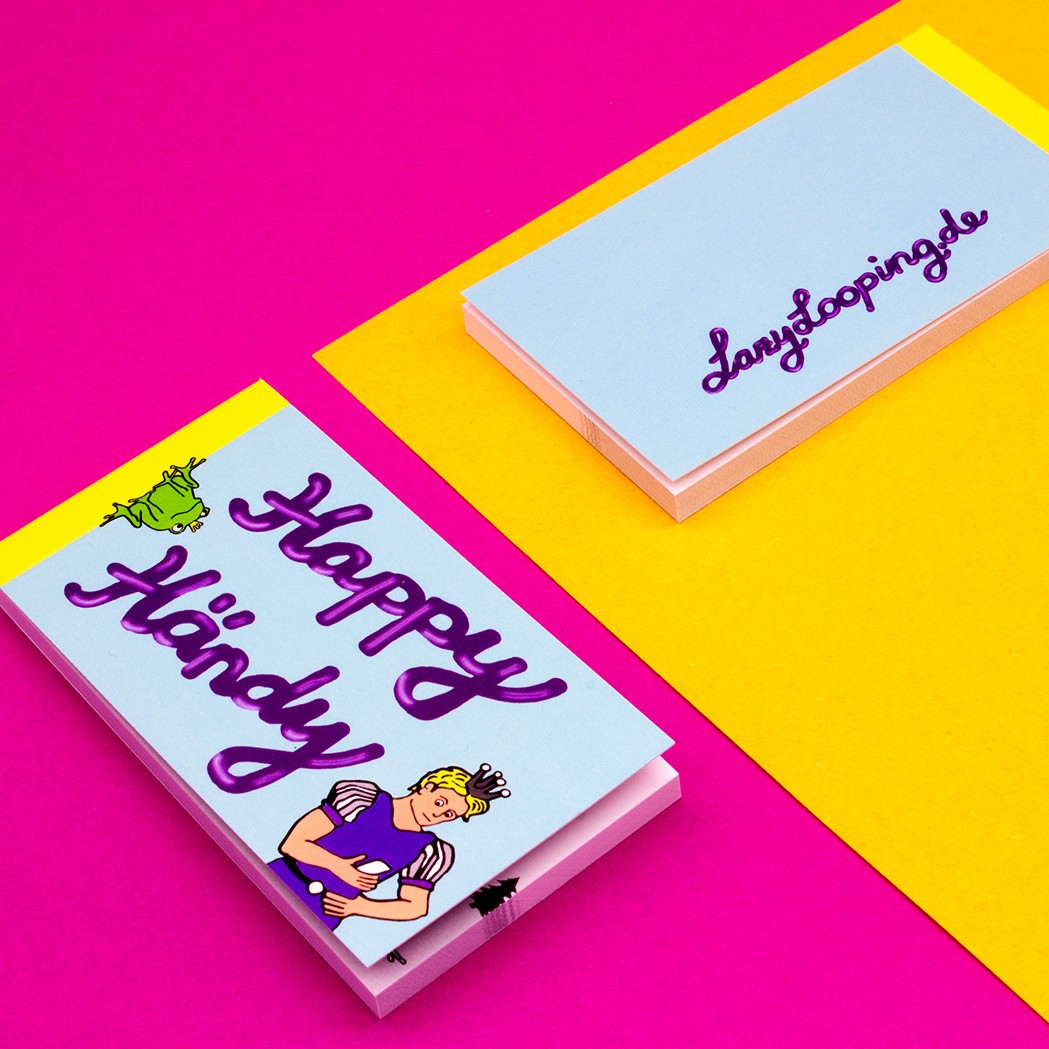 "Happy Händy" Daumenkino von Lazy Looping Daumenkinos | selekkt.com