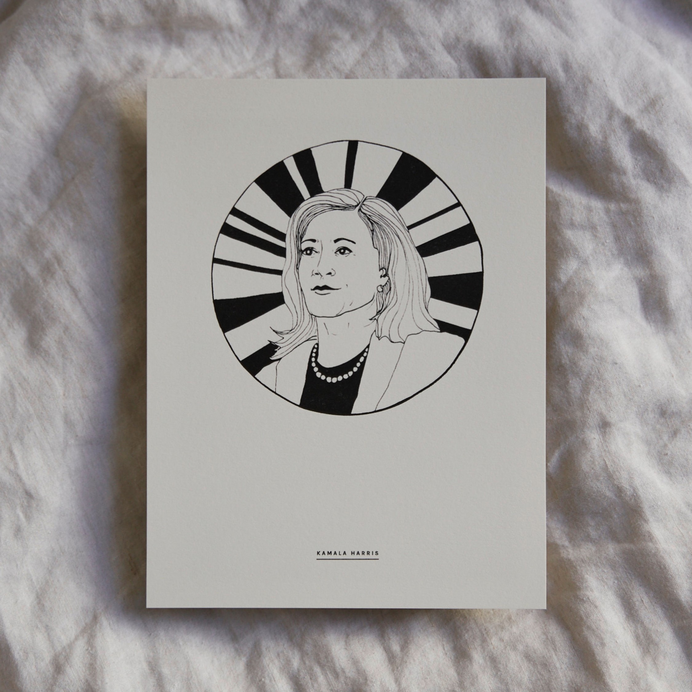 Kamala Harris – Art Print – Inspiring women in history Edition ...
