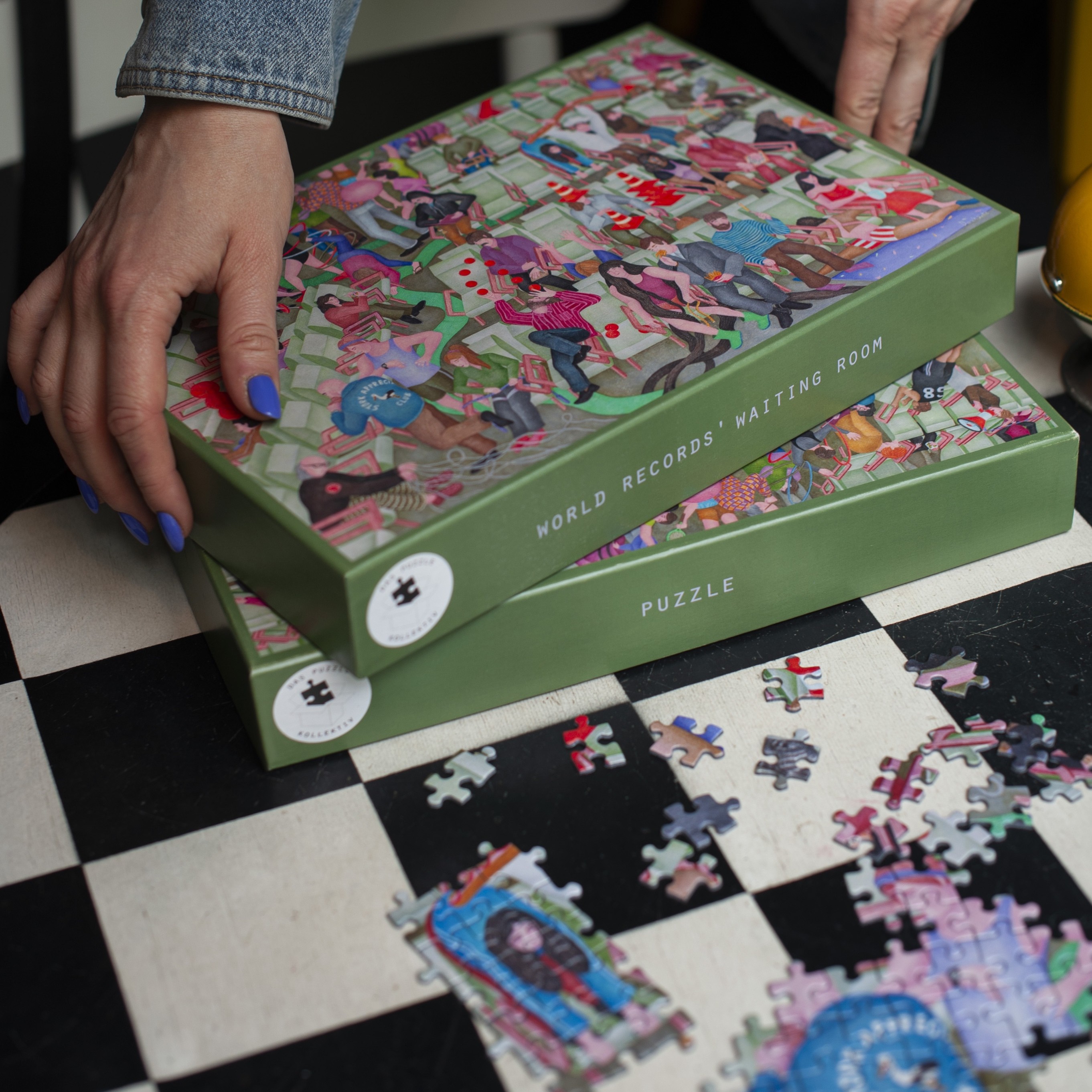Das Puzzle Kollektiv - Puzzle "World Records' Waiting Room" 1000 Teile ...