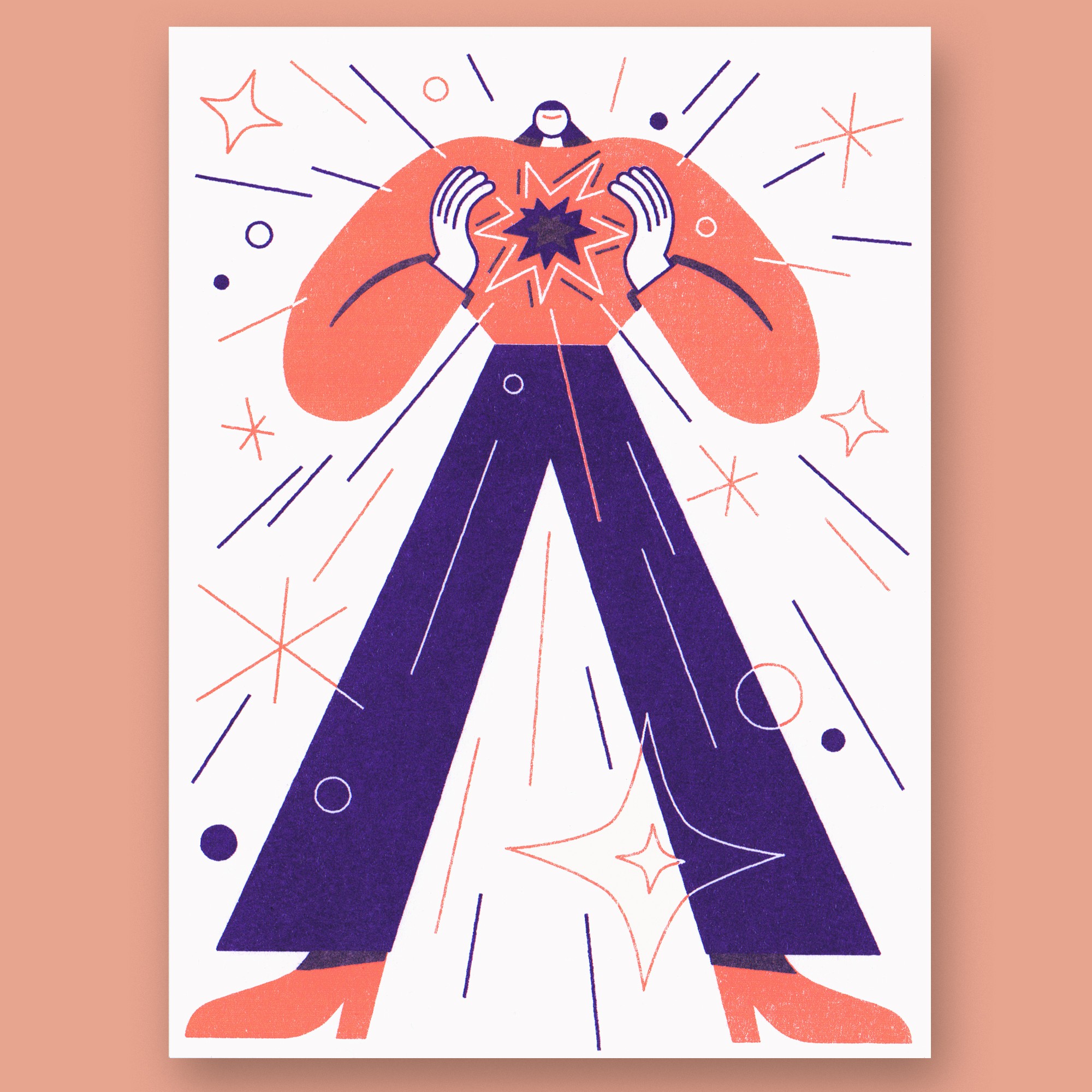 Anne Albert – Sparkle – Riso-Druck (12,7 x 17 cm) | selekkt.com