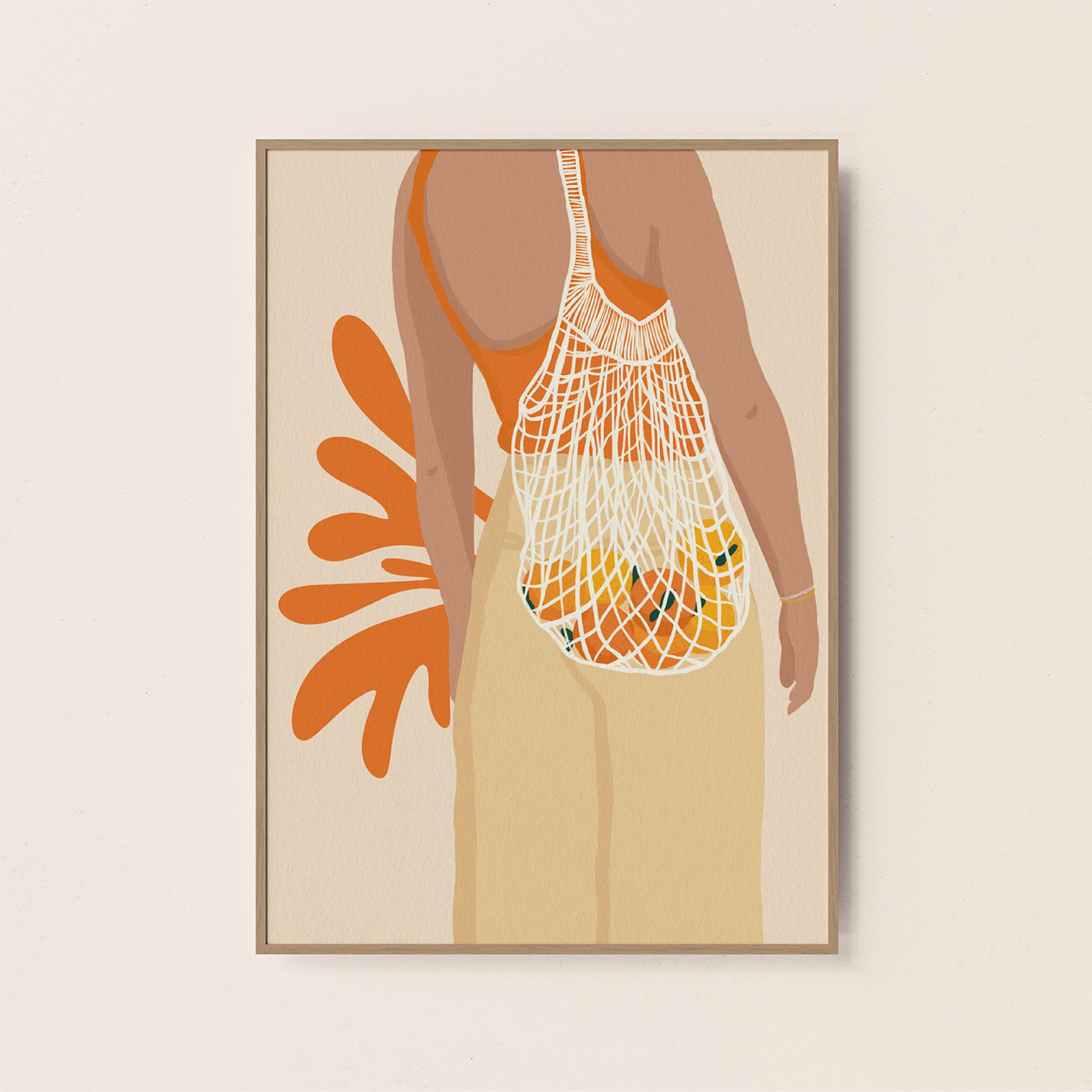 Orangen / Kunstprint A4, A5 / Svea Hansohn Illustration | selekkt.com