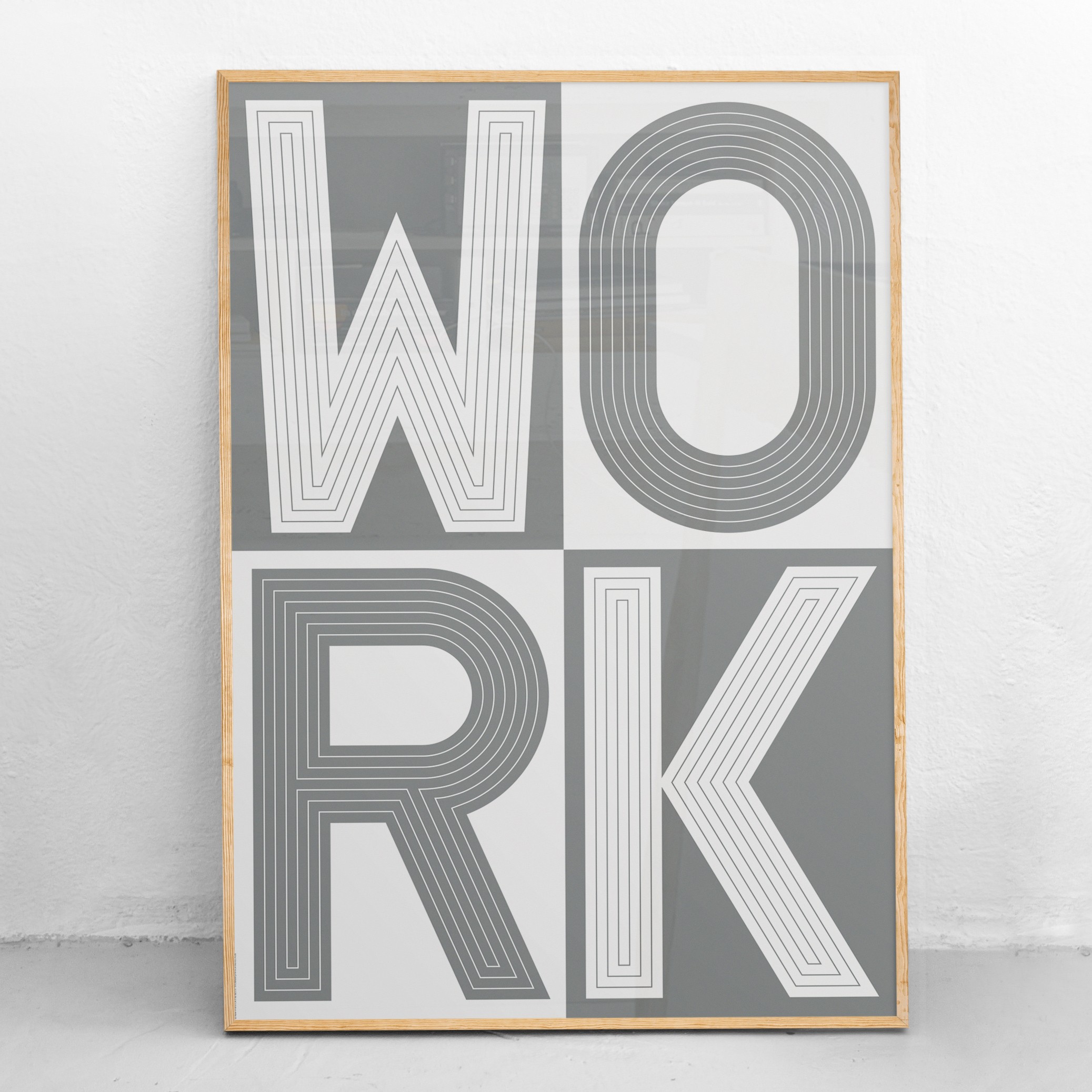 NEW PRINTS ON THE BLOCK / Plakat »Work« | selekkt.com