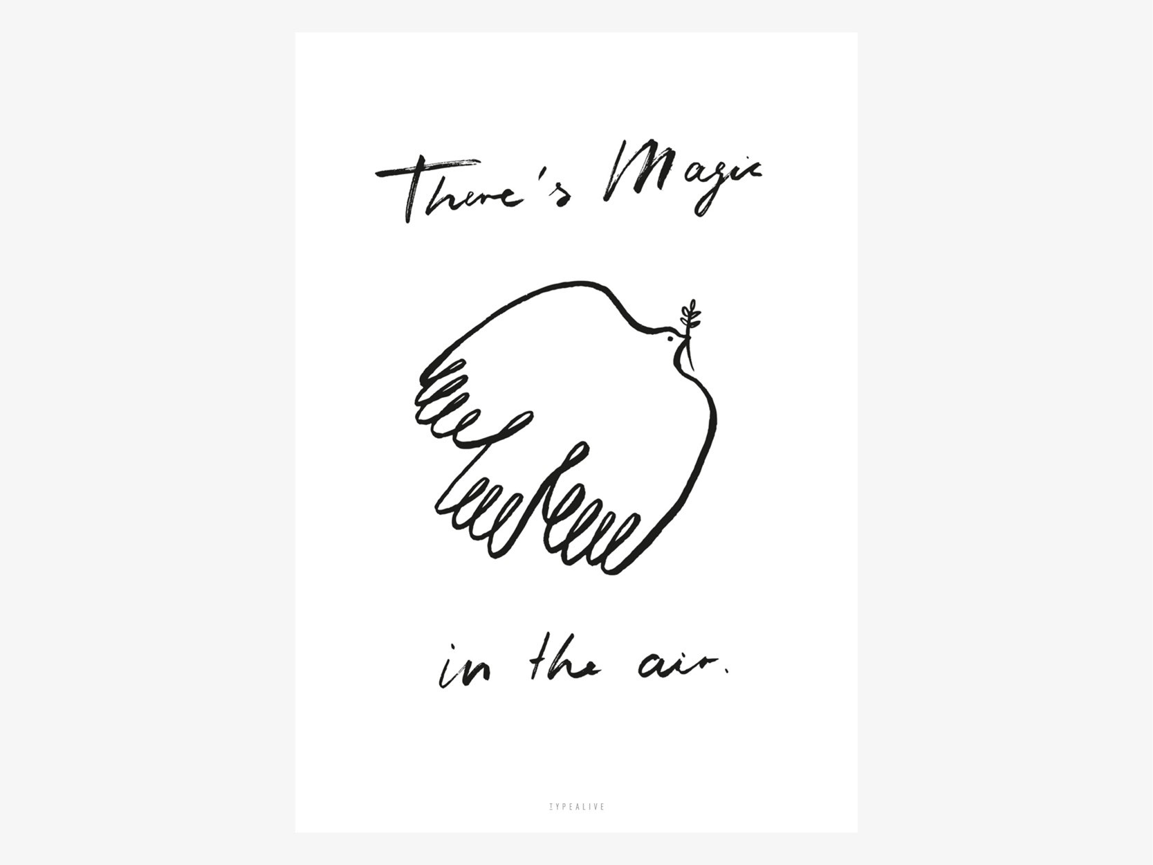typealive / Magic In The Air Poster | selekkt.com