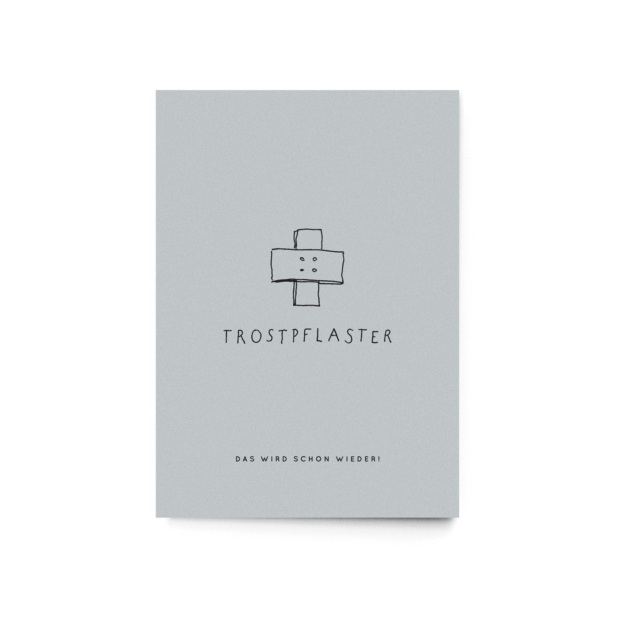 sonst noch was? Postkarte “Trostpflaster” | selekkt.com