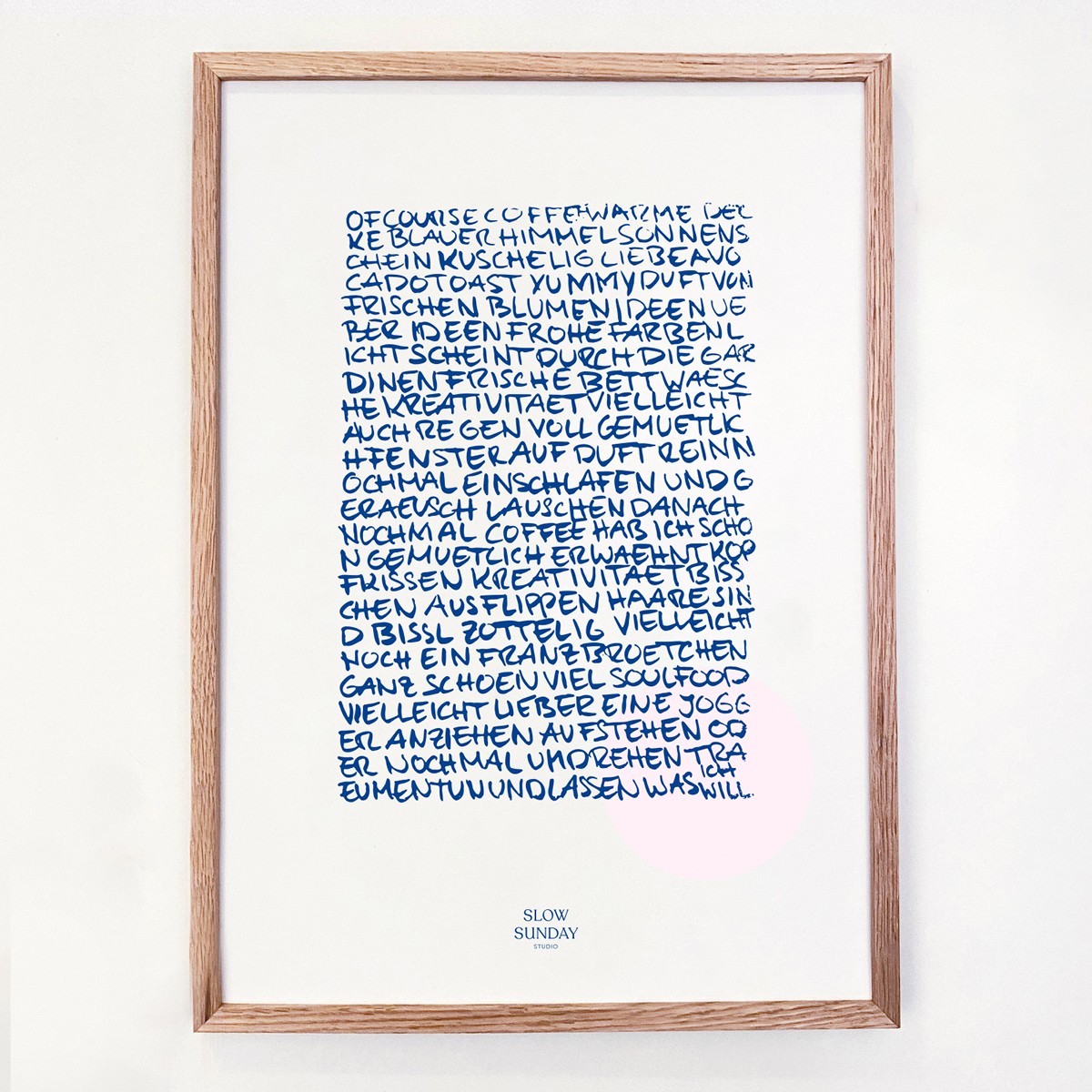Slow Sunday | A3 Poster, Plakat | Slow Sunday Studio | selekkt.com