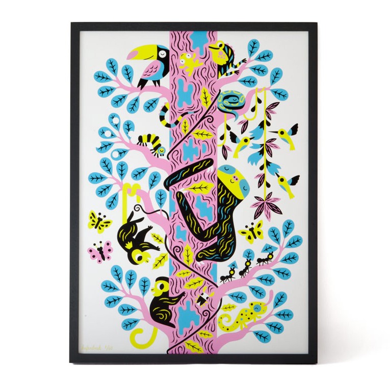 edition rikiki Siebdruck Till Hafenbrak – Sloth | selekkt.com edition rikiki Siebdruck Till Hafenbrak – Sloth | selekkt.com