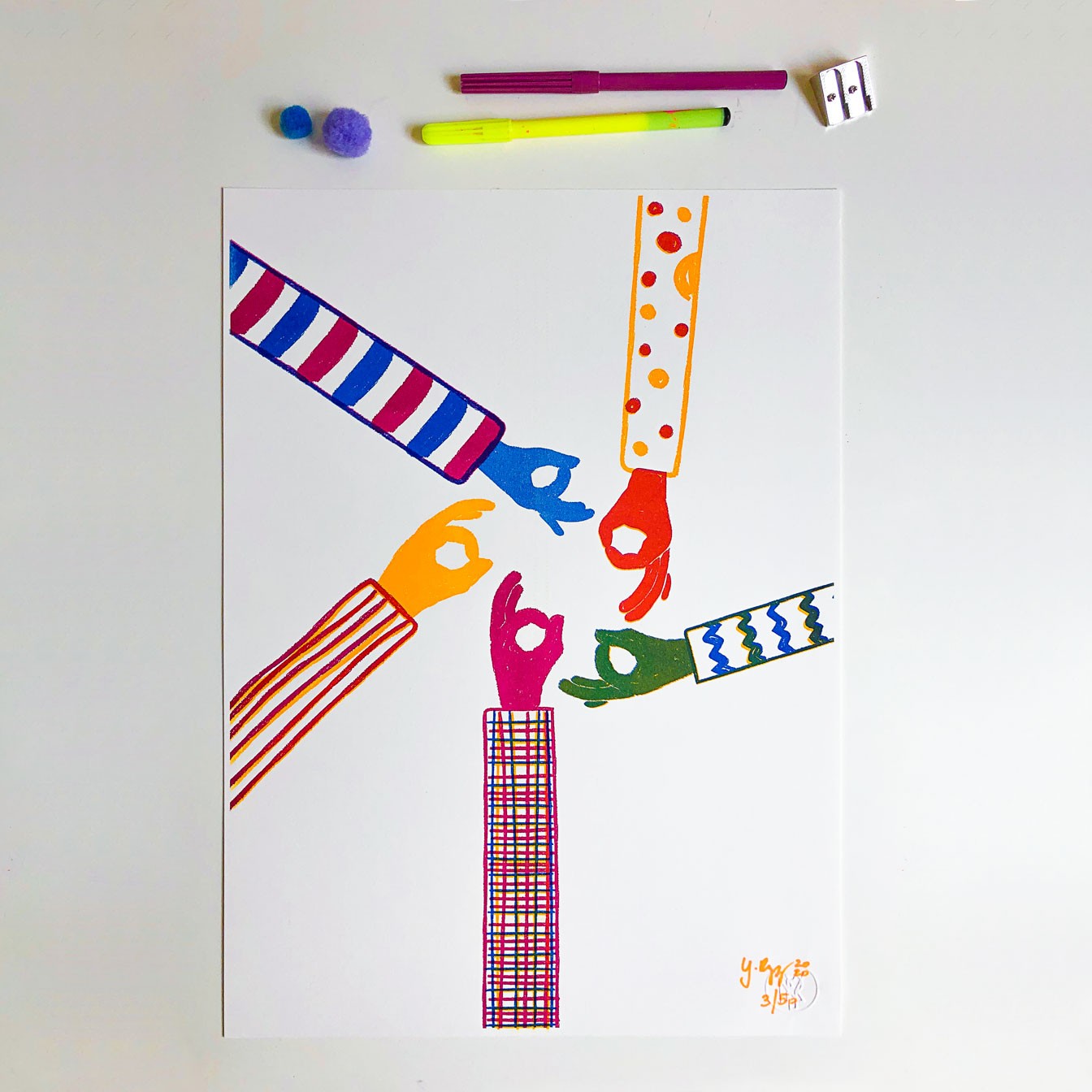 Reingeguckt – Risografie, Din A3 | selekkt.com