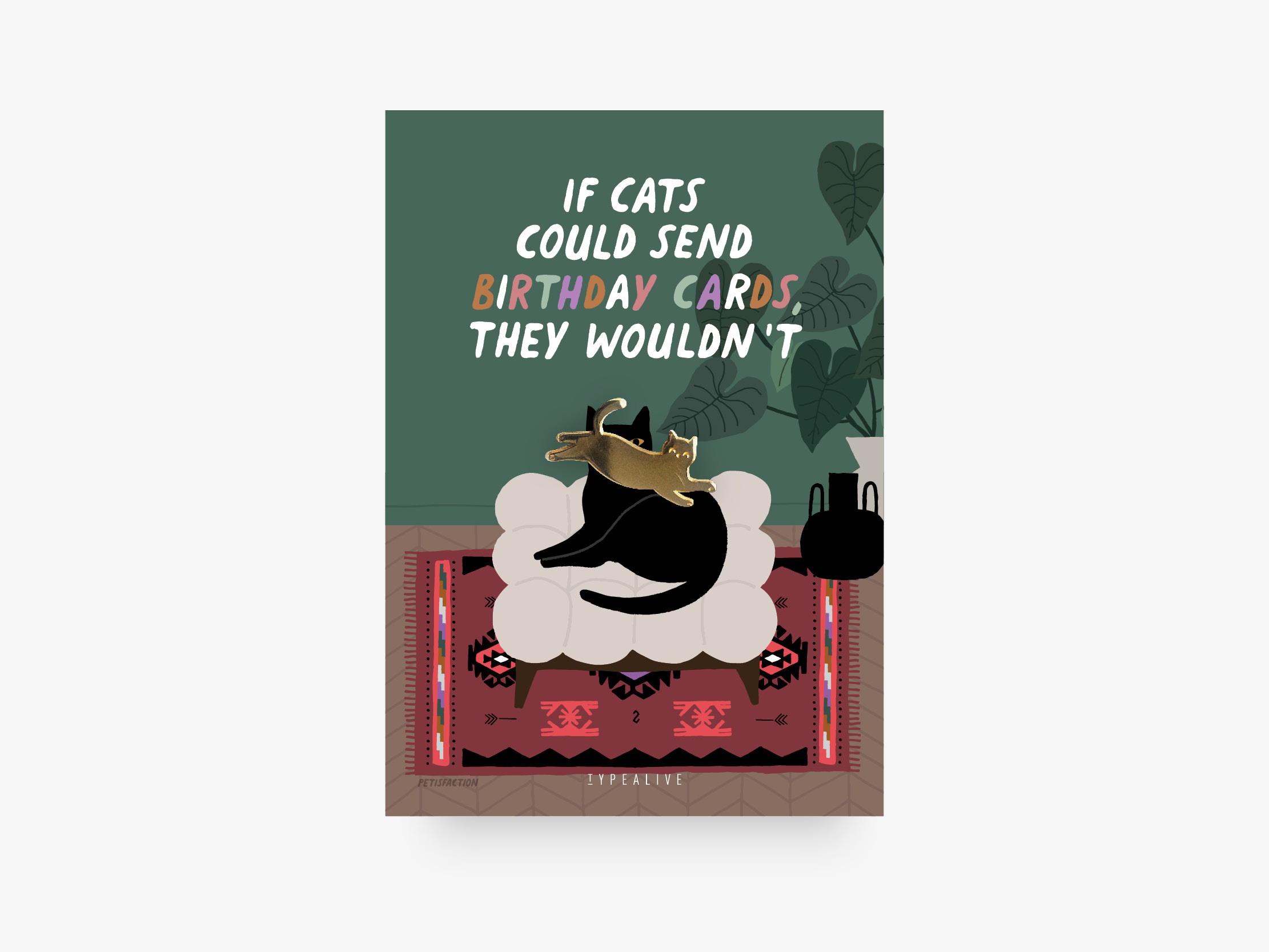 typealive / Pin / No Birthday Cards | selekkt.com