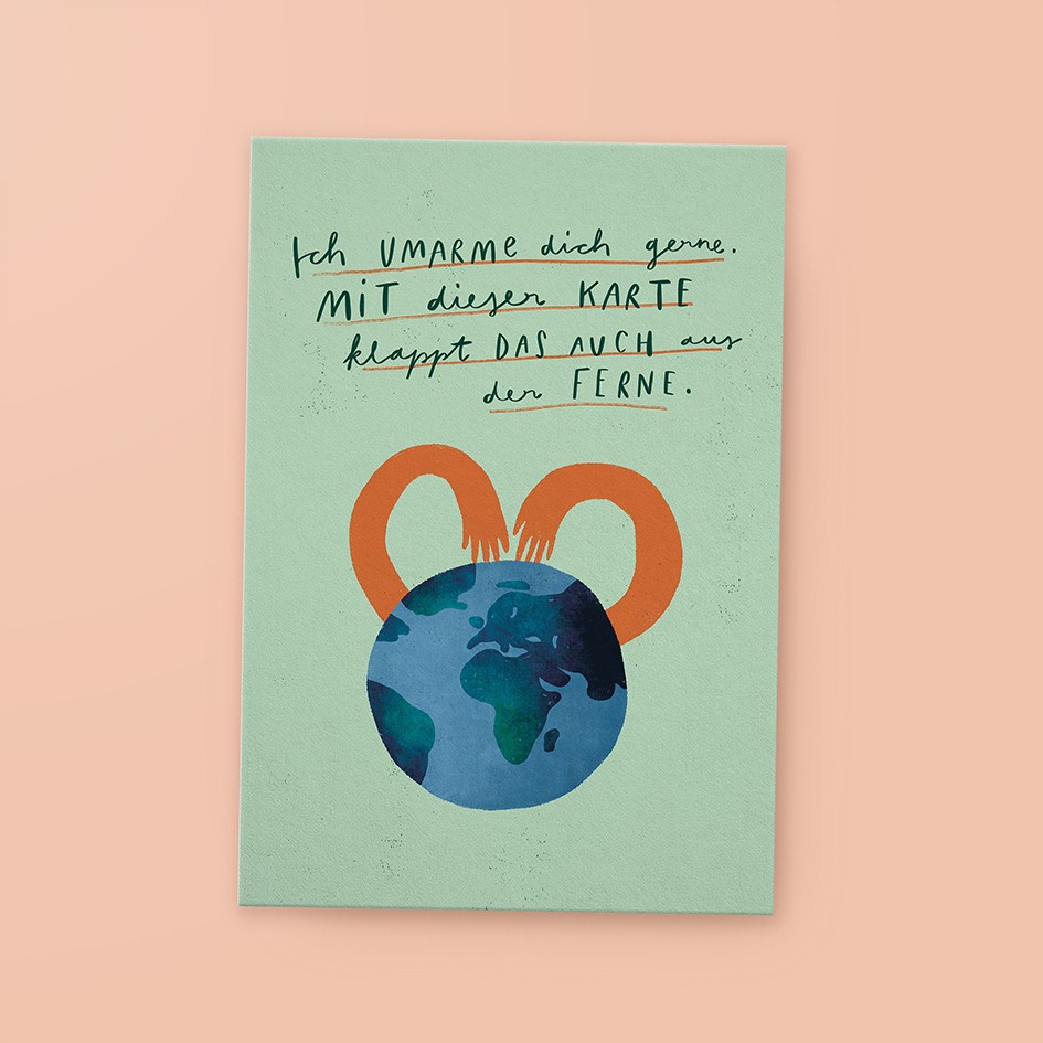 franzizo Postkarte »Umarmung« | selekkt.com